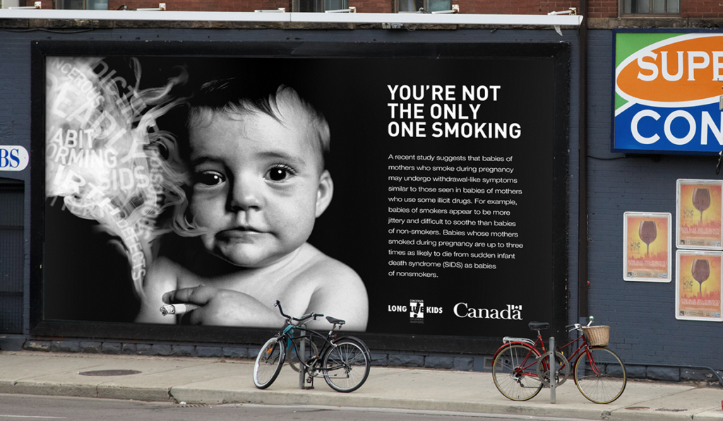 Health Canada Anti-smoking ad | Design, Print, Campaign