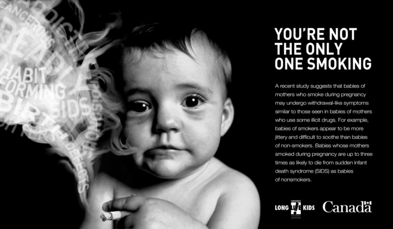 Health Canada Anti-smoking ad | Design, Print, Campaign